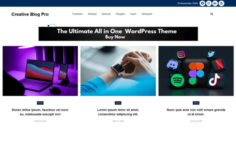 PH Creative Blog - PixaHive Themes