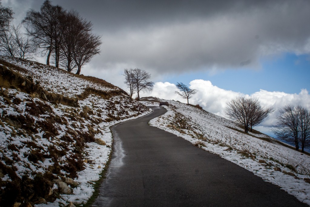 A Snowy Road Side View - PixaHive