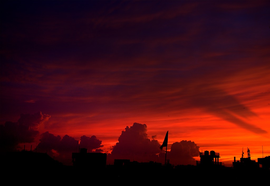 Beautiful Red Sky - PixaHive