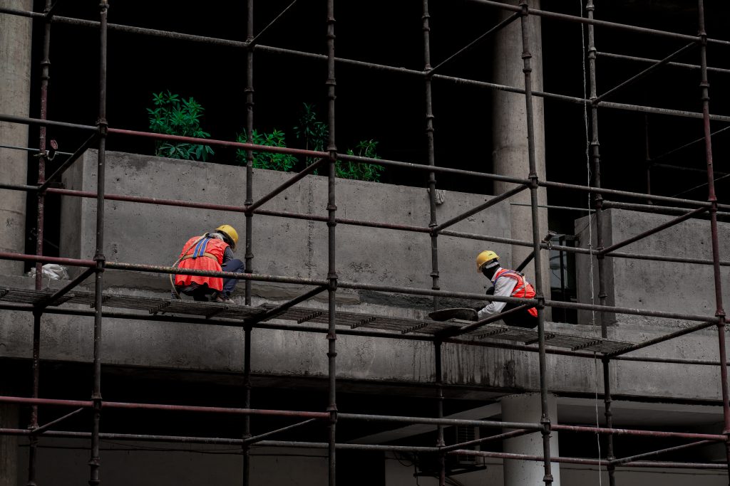 Construction Workers at a Building - PixaHive