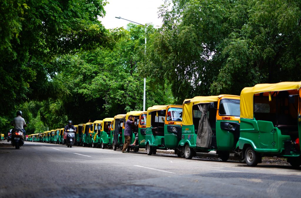 An auto rickshaw stand - PixaHive