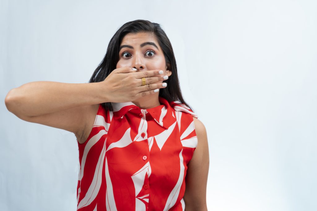 Hand on face of indian girl - PixaHive