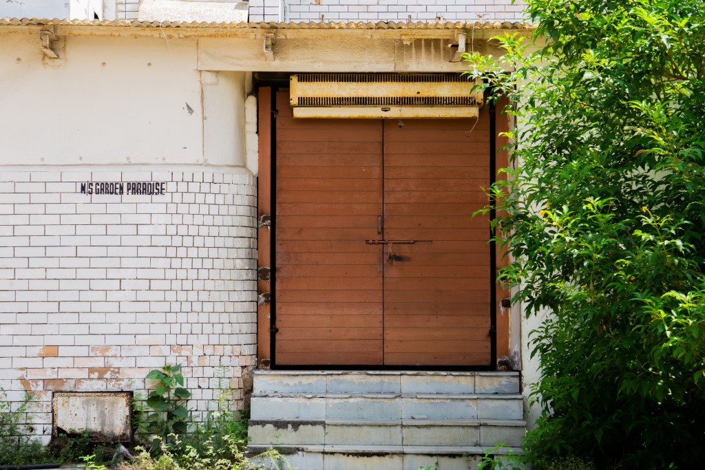 back door of a commercial building - PixaHive