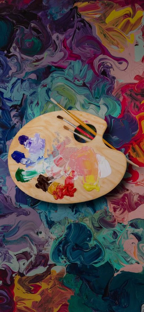 A color plate and brushes - PixaHive