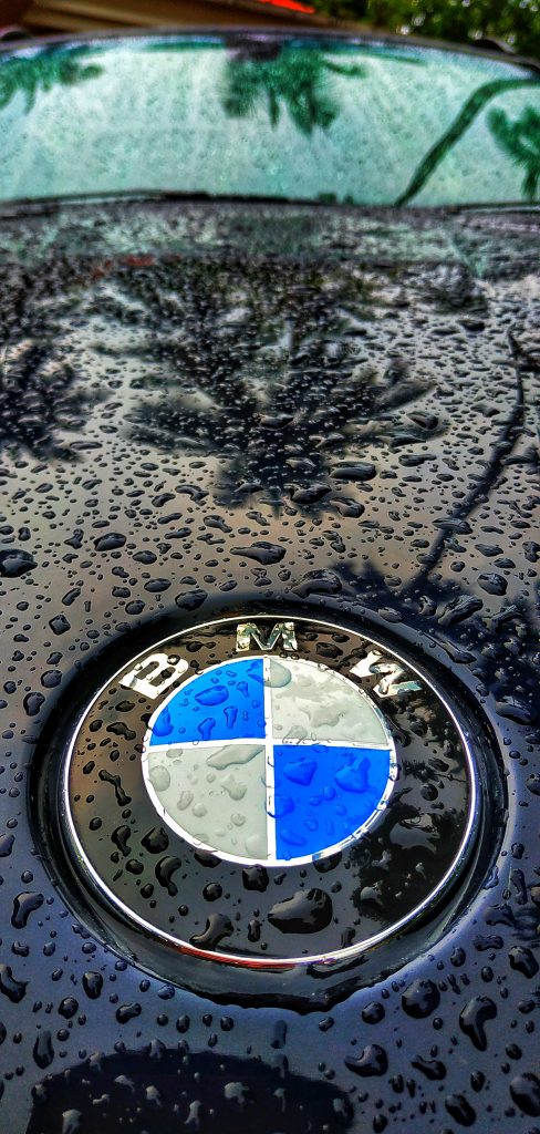 BMW Car in the Rain - PixaHive