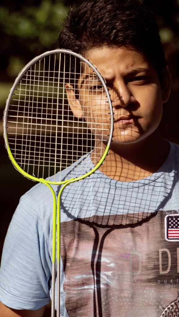 Badminton shadow on face - PixaHive