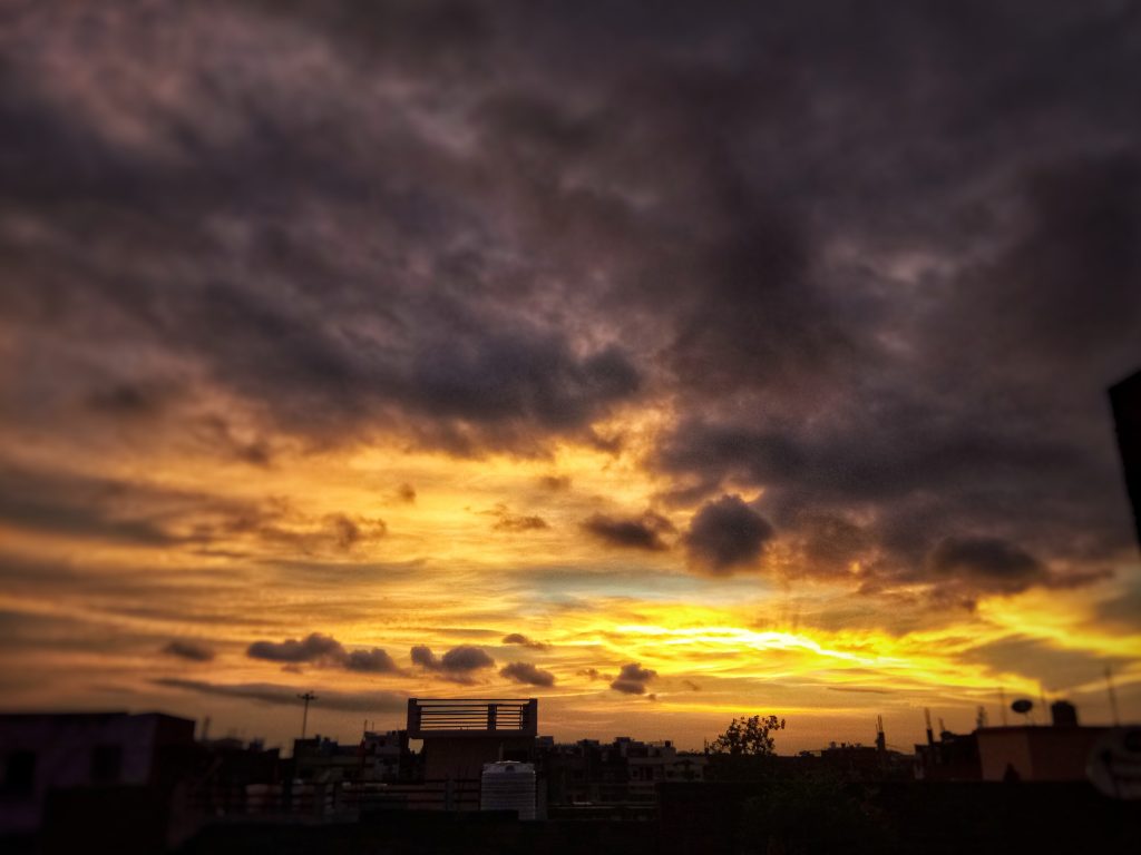 Sunset of a city - PixaHive