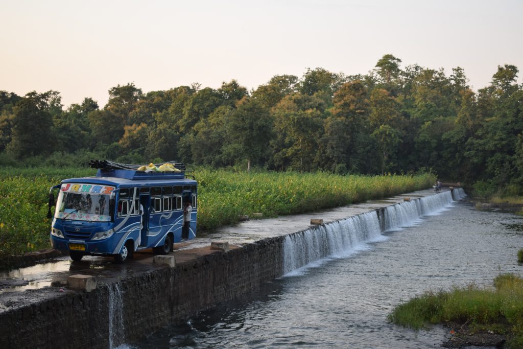 Bus traveling in village. - PixaHive
