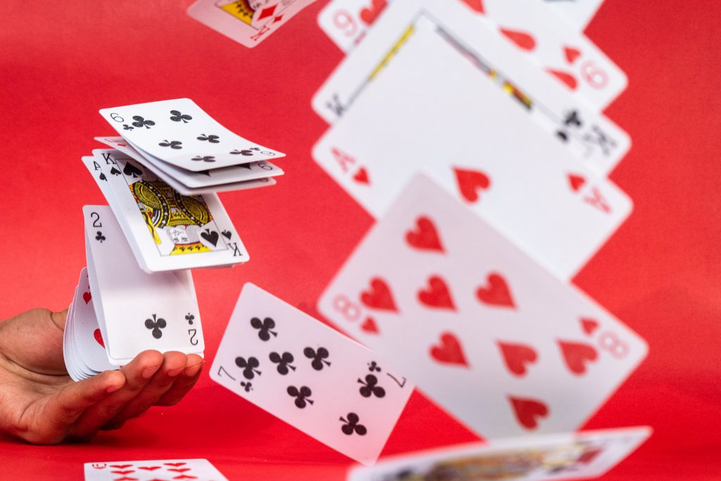 Cards throwing in air - PixaHive