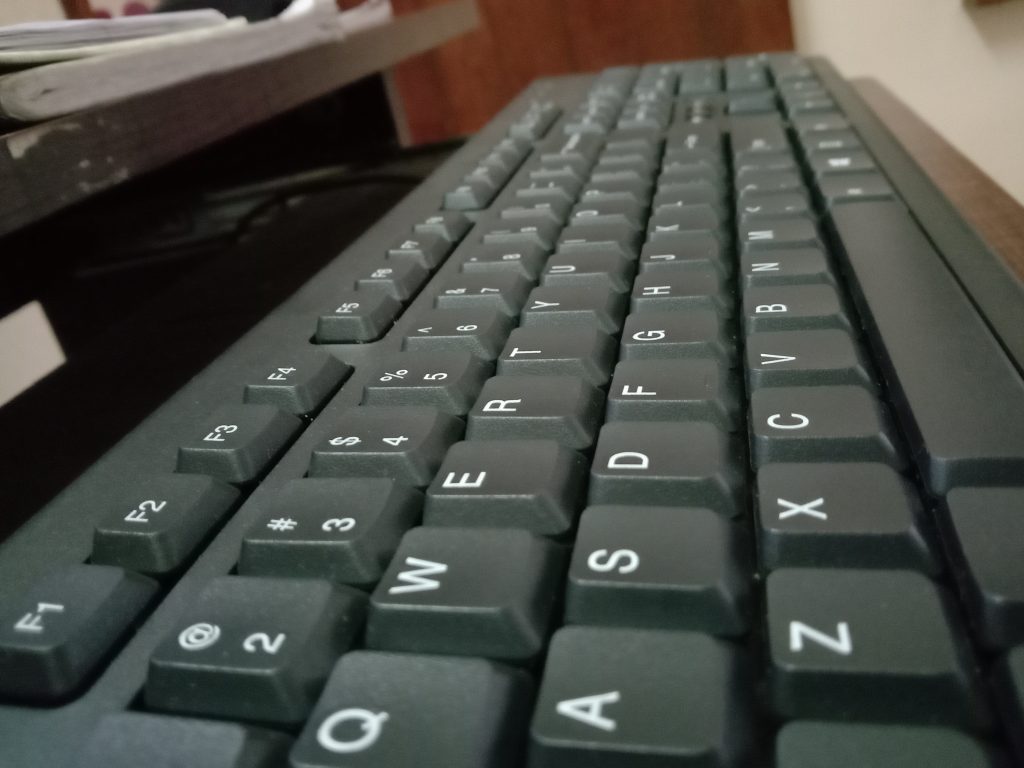 Closeup view of computer keyboard - PixaHive