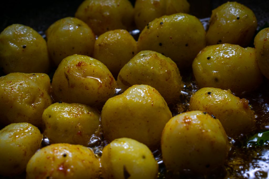 Cooking Dum Aloo dish - PixaHive