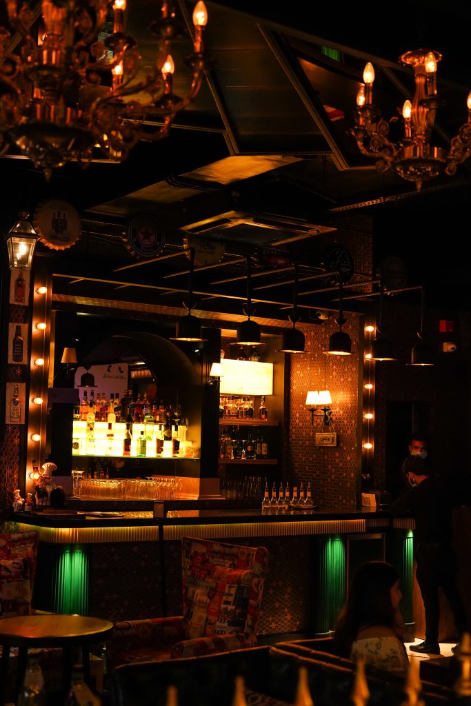 Dark restaurant interior - PixaHive