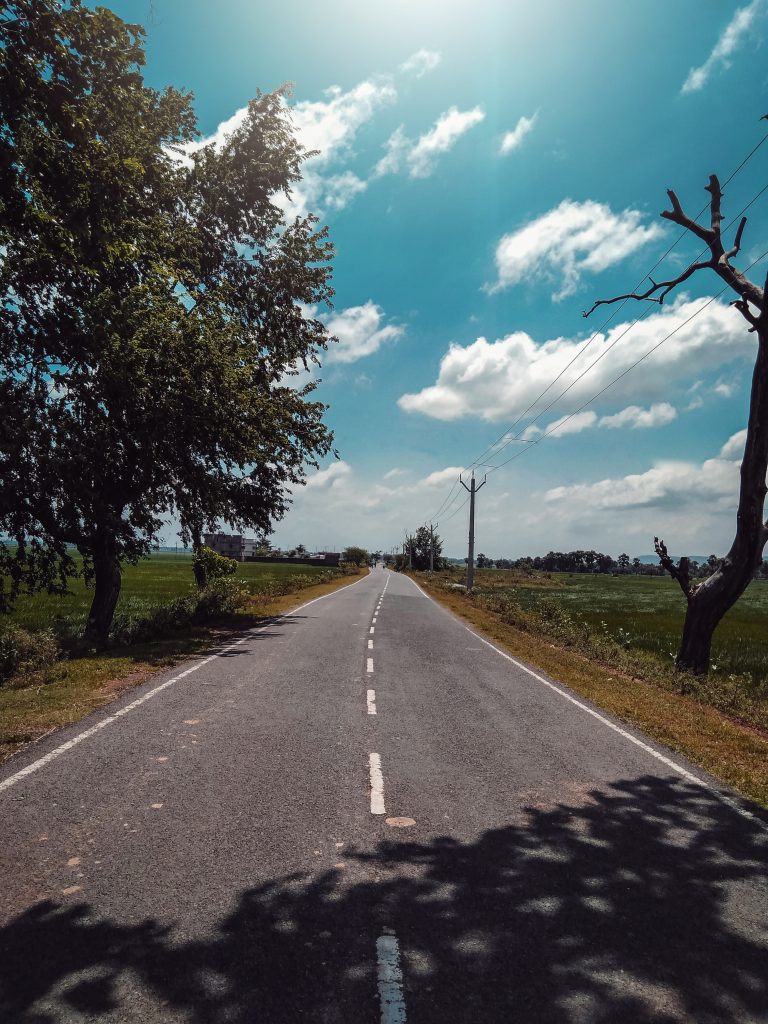 Empty Road in the Fields - PixaHive