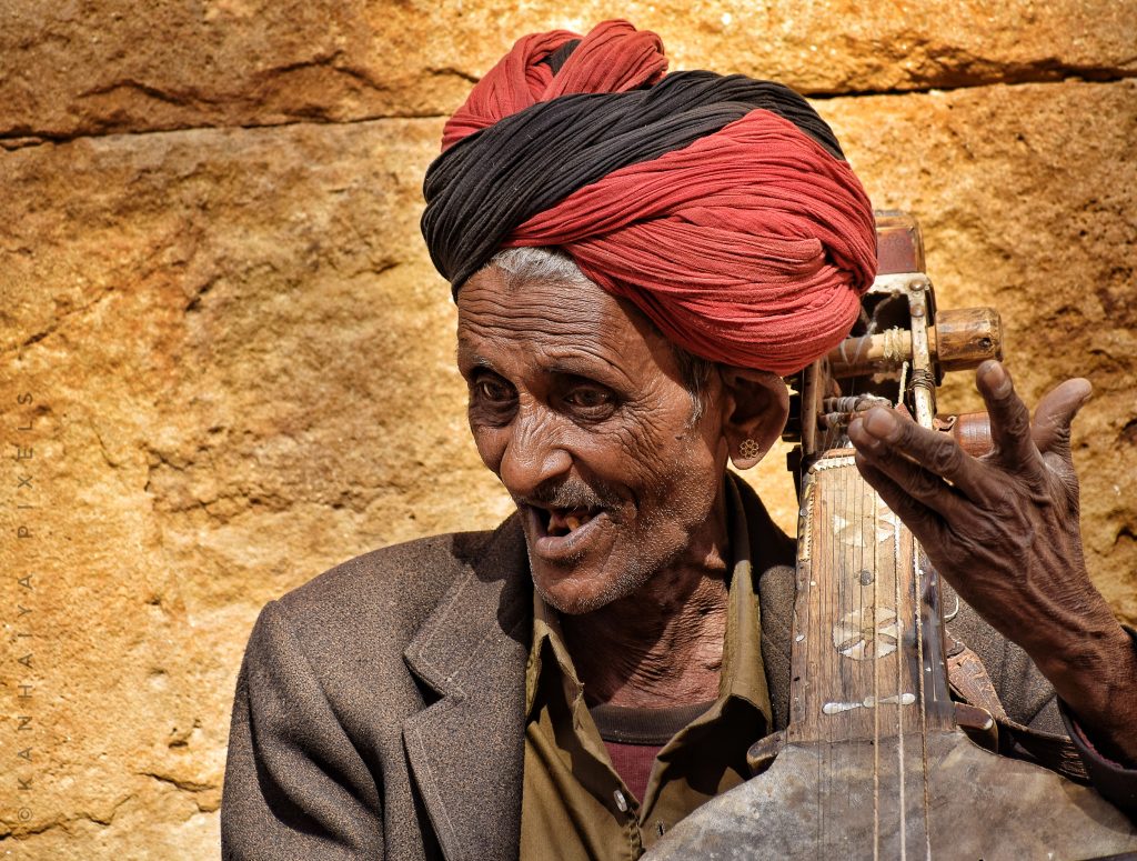 Famous rajasthani street musician Mr. Dapu khan. - PixaHive