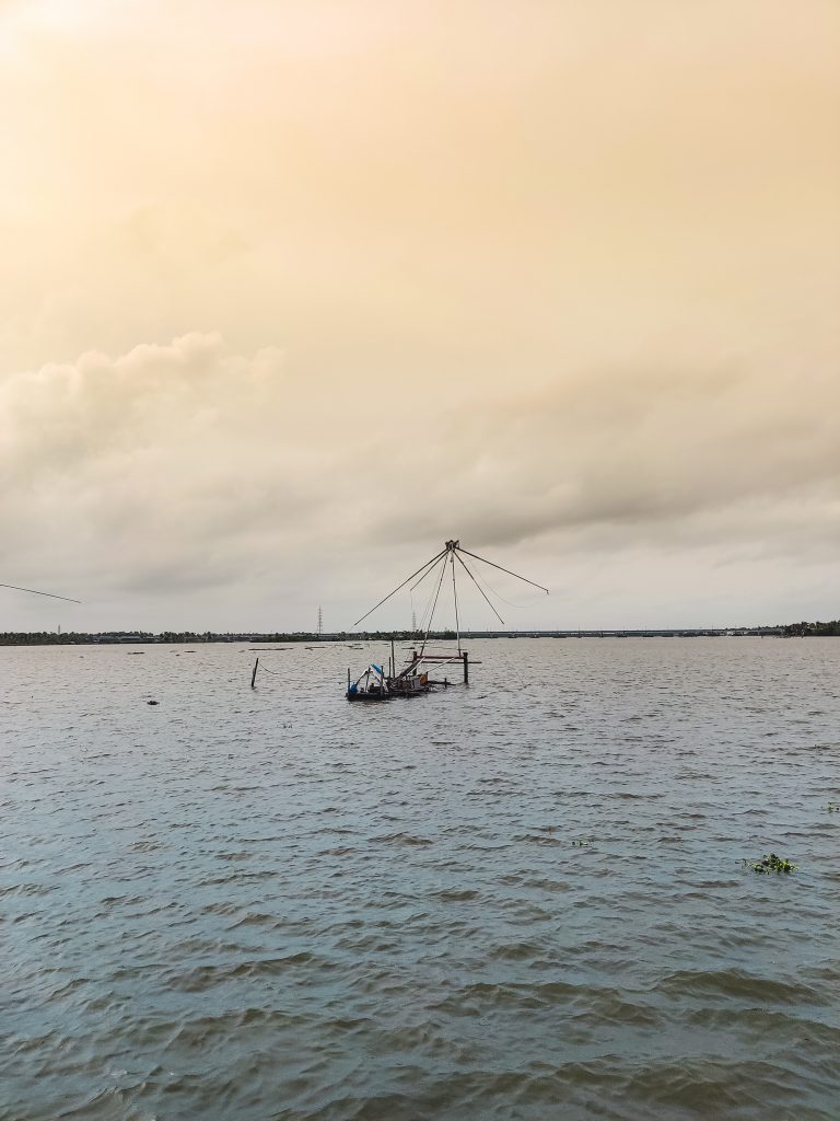 Fishing net in a river - PixaHive