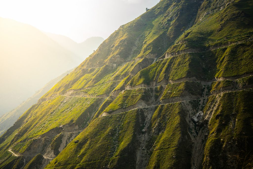 Glowing Green Mountain - PixaHive