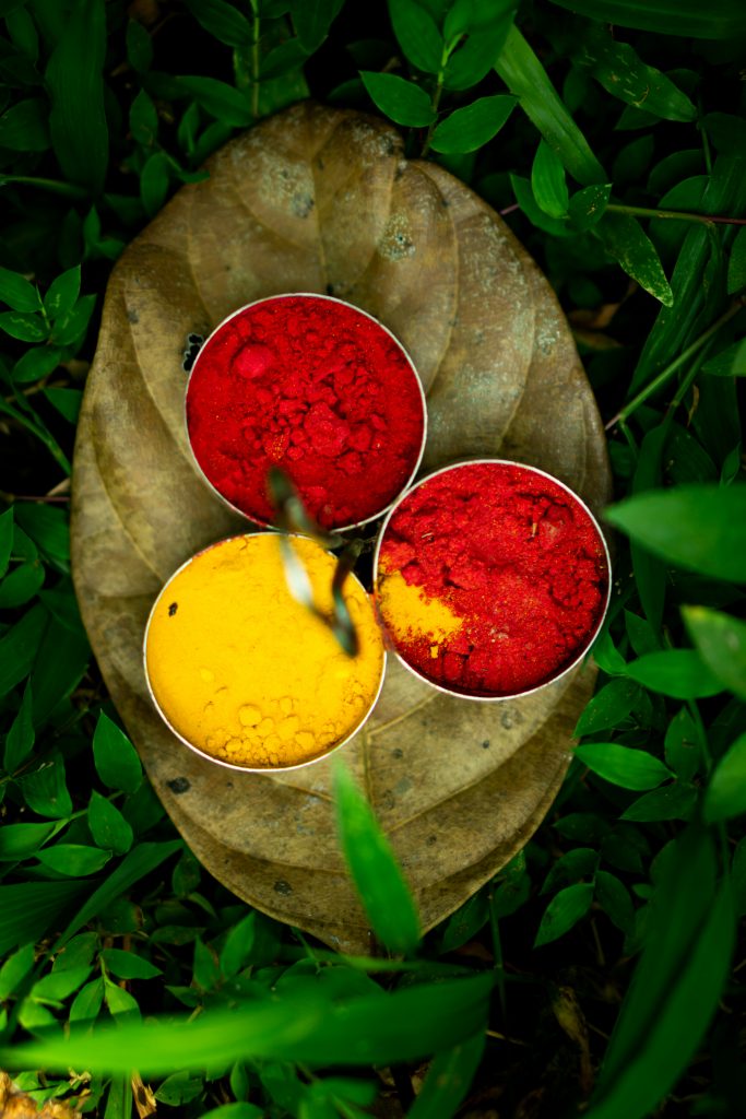 Kumkum and Turmeric powder on Display - PixaHive