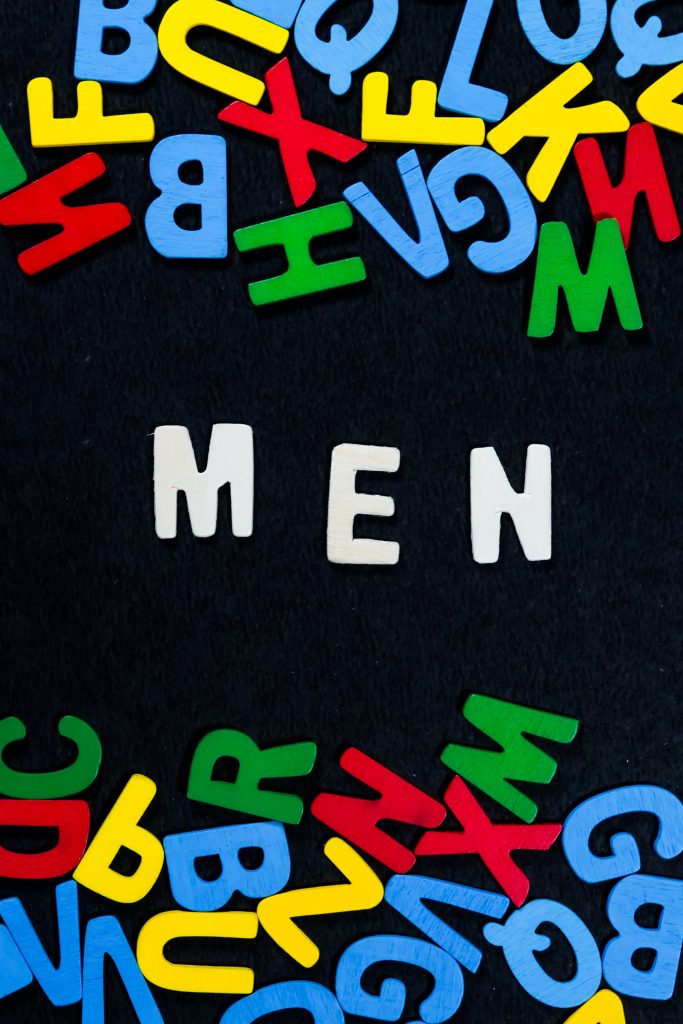 Men written on a scrabble - PixaHive