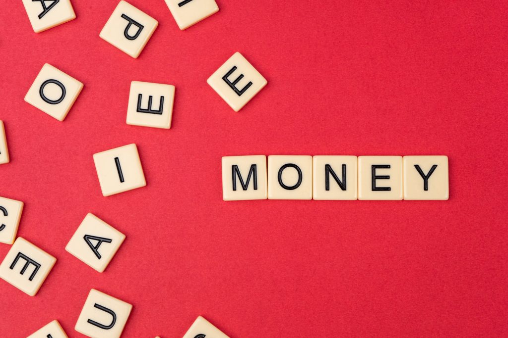 Money written with scrabble - PixaHive