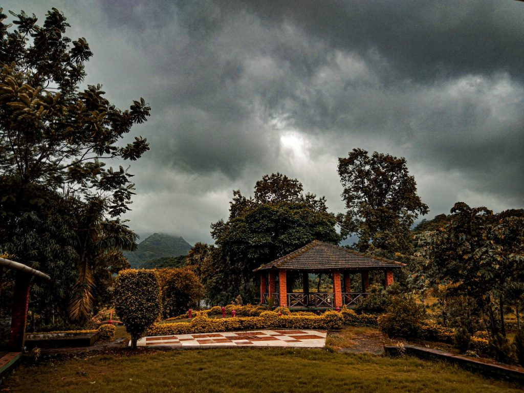 Dark clouds over a park - PixaHive