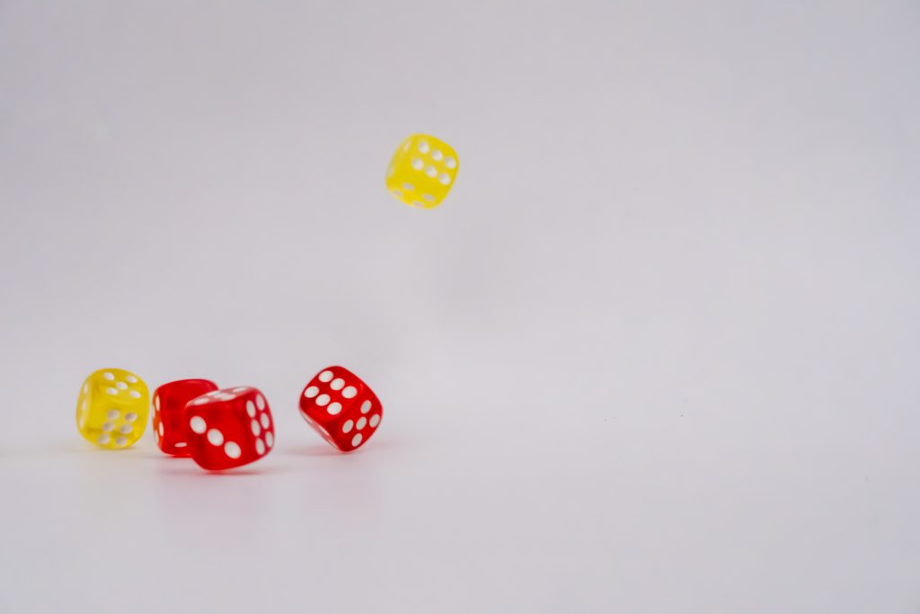 Number six on rolling dice - PixaHive