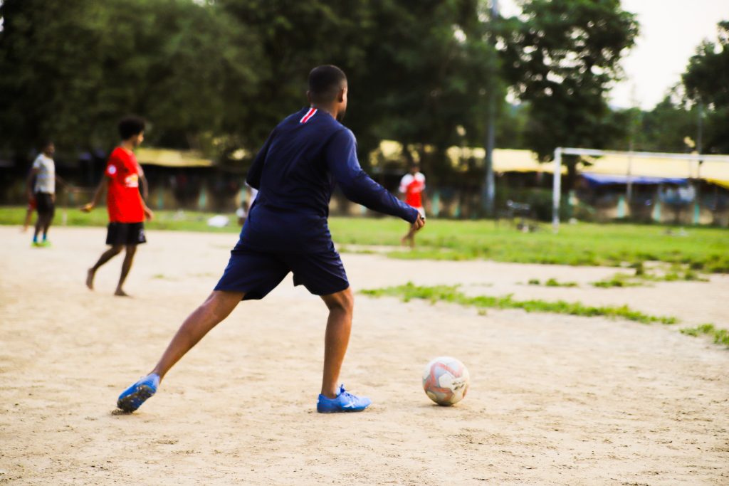 Players Playing Football - PixaHive