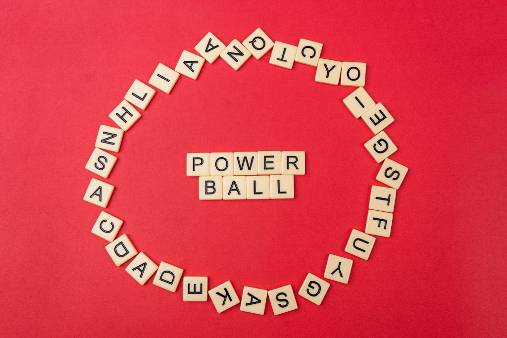 Power ball written on scrabble - PixaHive