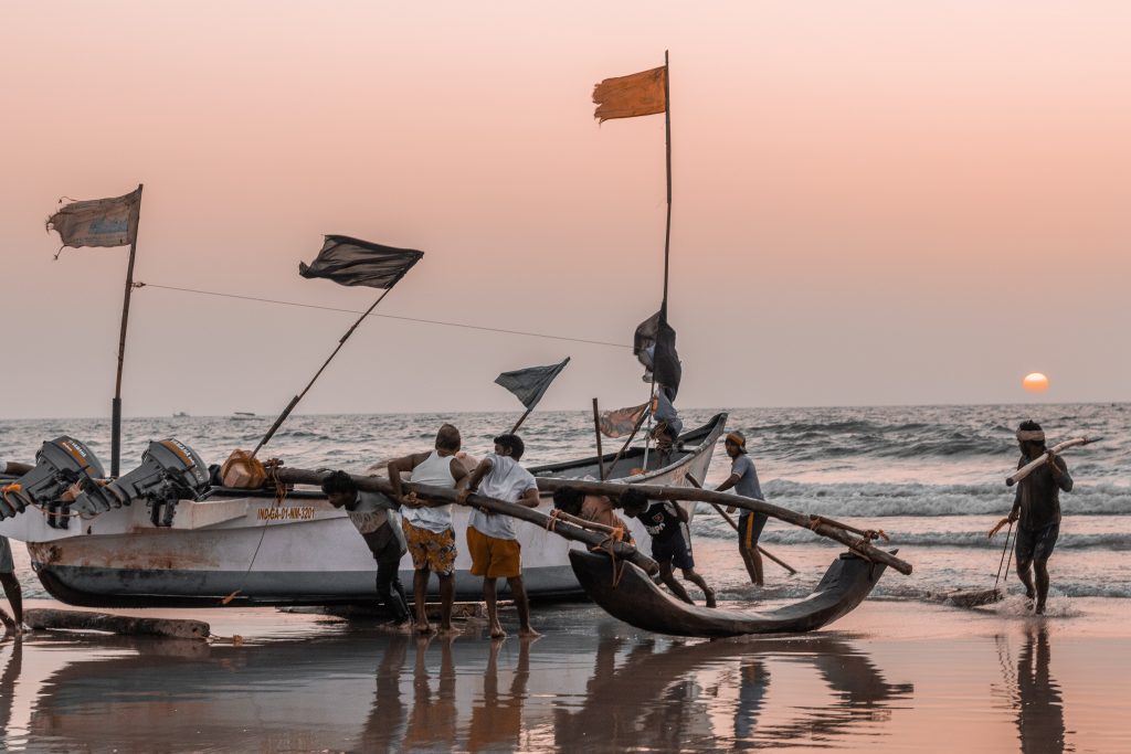 Pulling the Boat from the Sea - PixaHive