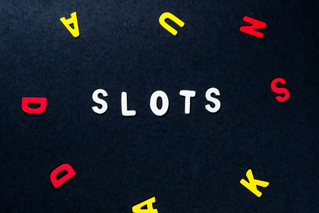 Slots written on scrabble - PixaHive