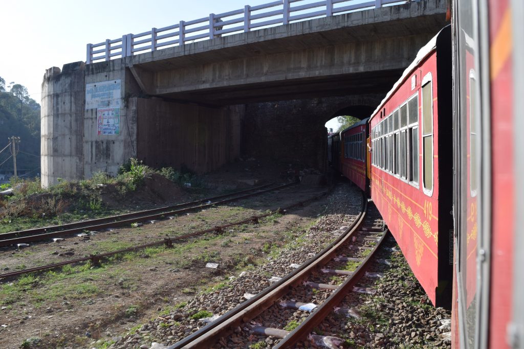 Train passing through an under-bridge - PixaHive