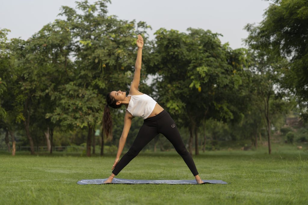 Triangle Yoga Pose - PixaHive