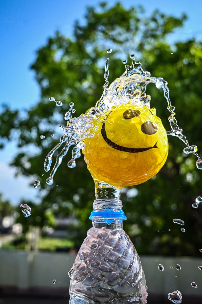 Water splash on soft ball - PixaHive