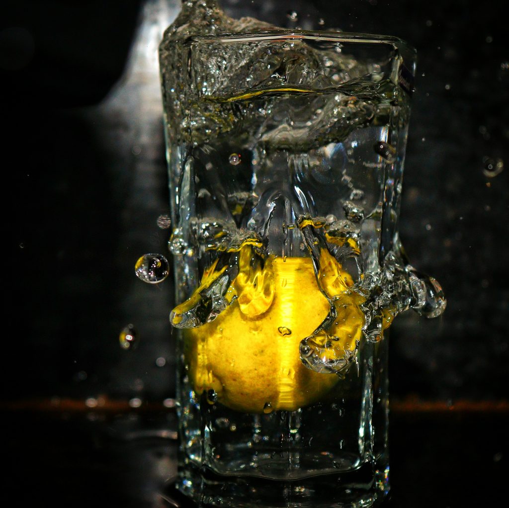Water splashing out of glass - PixaHive