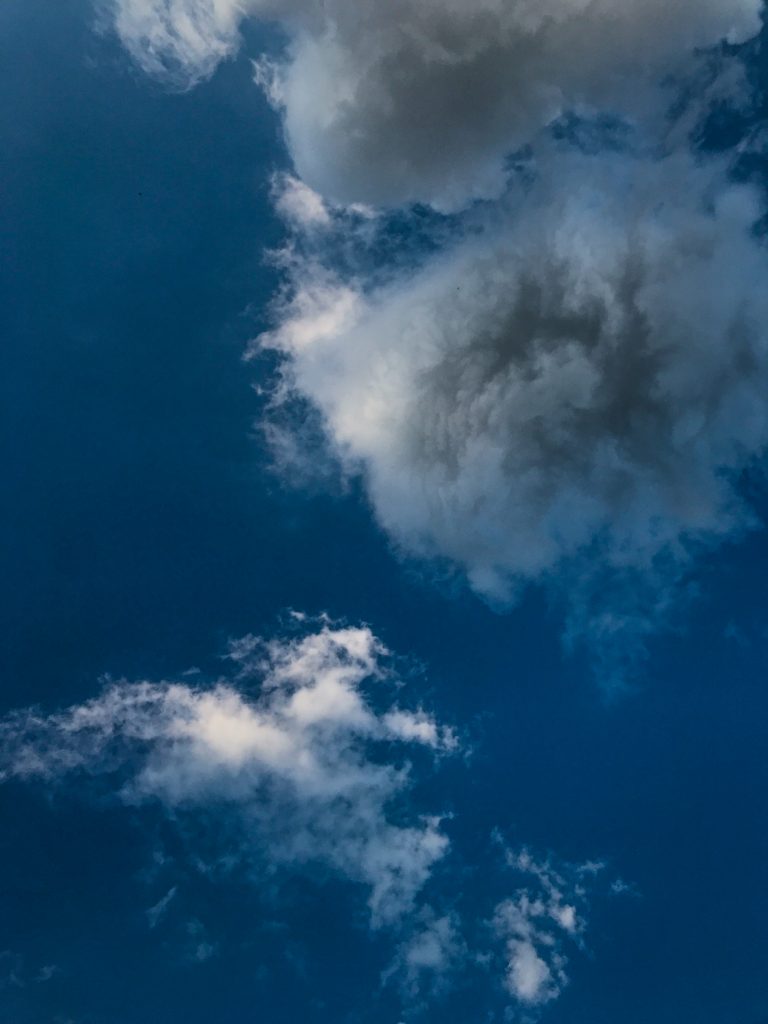 White cumulus clouds on blue sky - PixaHive