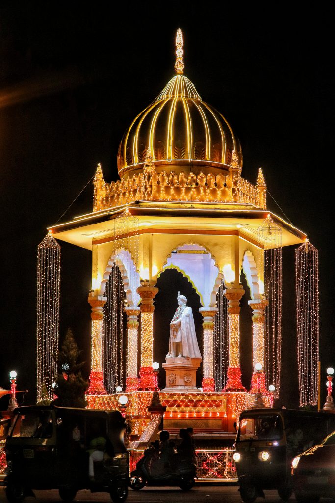 King of Mysore Monument in Lights - PixaHive