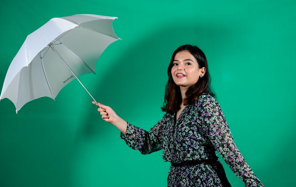 A Beautiful Girl with flying Umbrella - PixaHive