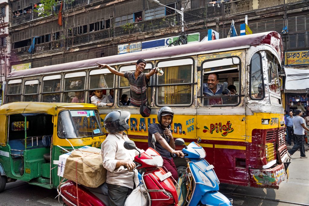 A happy man in traffic - PixaHive