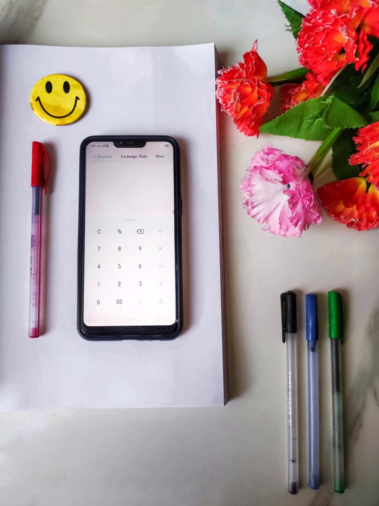 A mobile calculator on copy - PixaHive