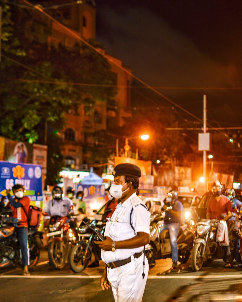 A policeman managing traffic - PixaHive