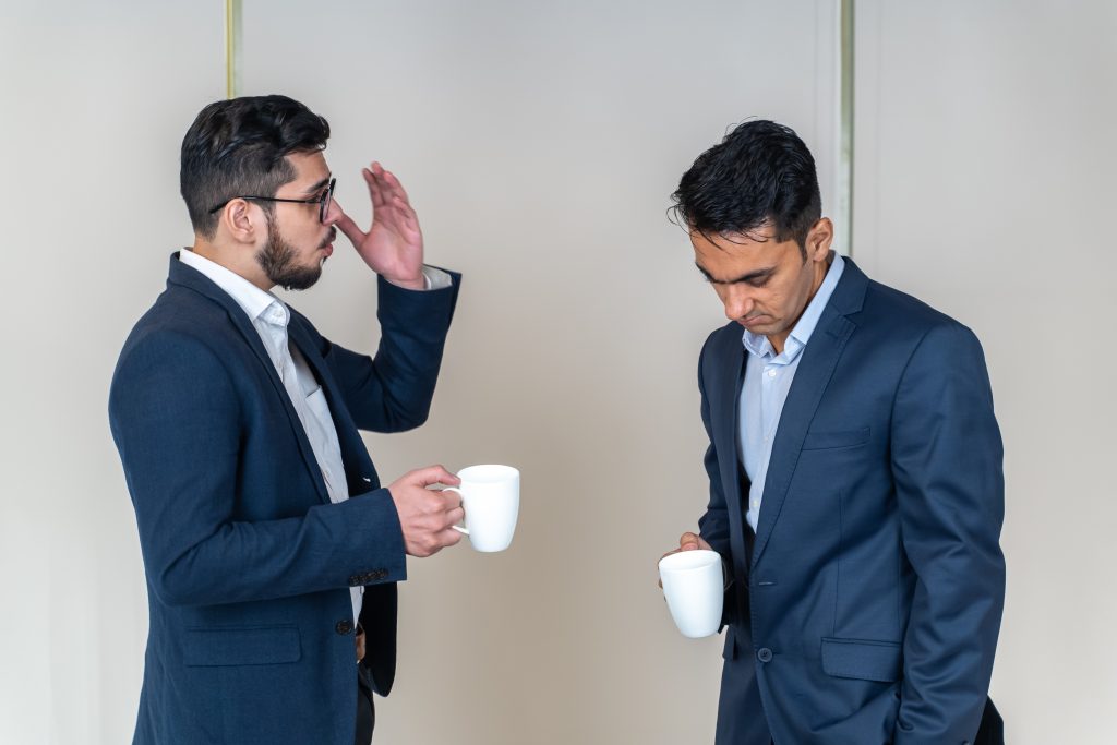 Angry boss shouting on employee - PixaHive