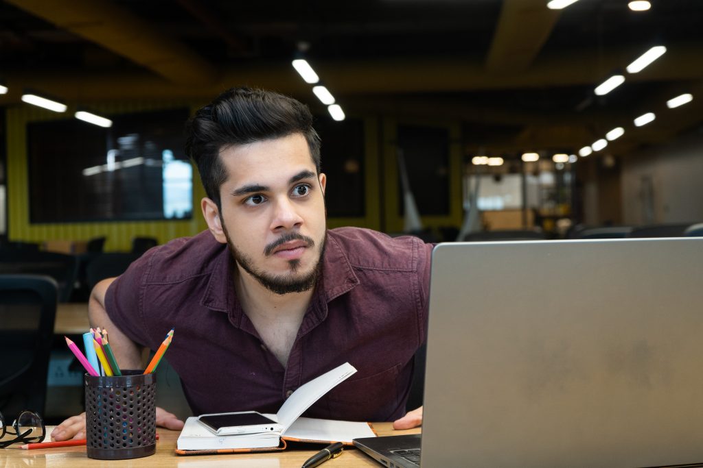 Angry employee sneaking others - PixaHive