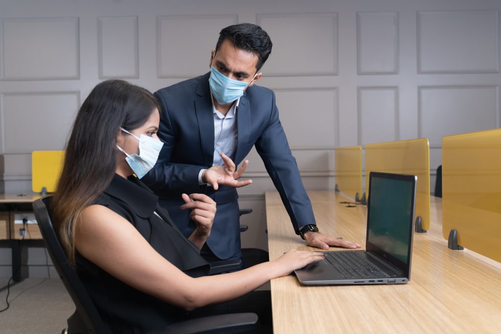 Boss questioning employee - PixaHive