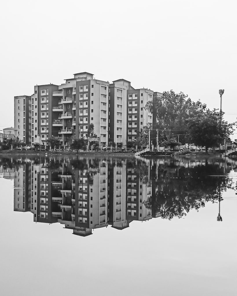 Building and the reflection - PixaHive