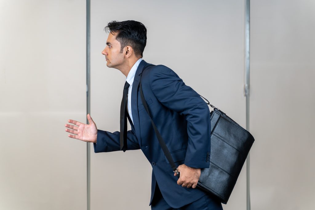 Businessman in hurry - PixaHive