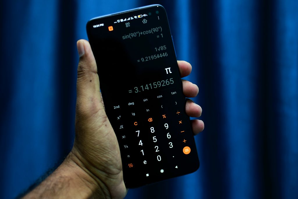 Calculating with mobile calculator - PixaHive