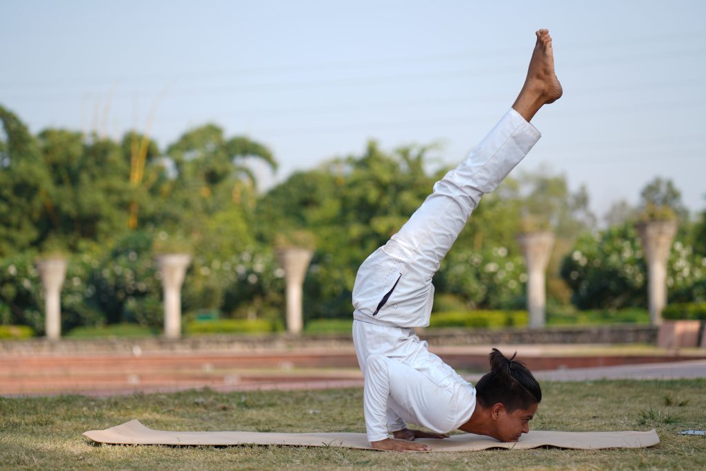 Chin Stand Pose (Ganda Bherundasana) - PixaHive