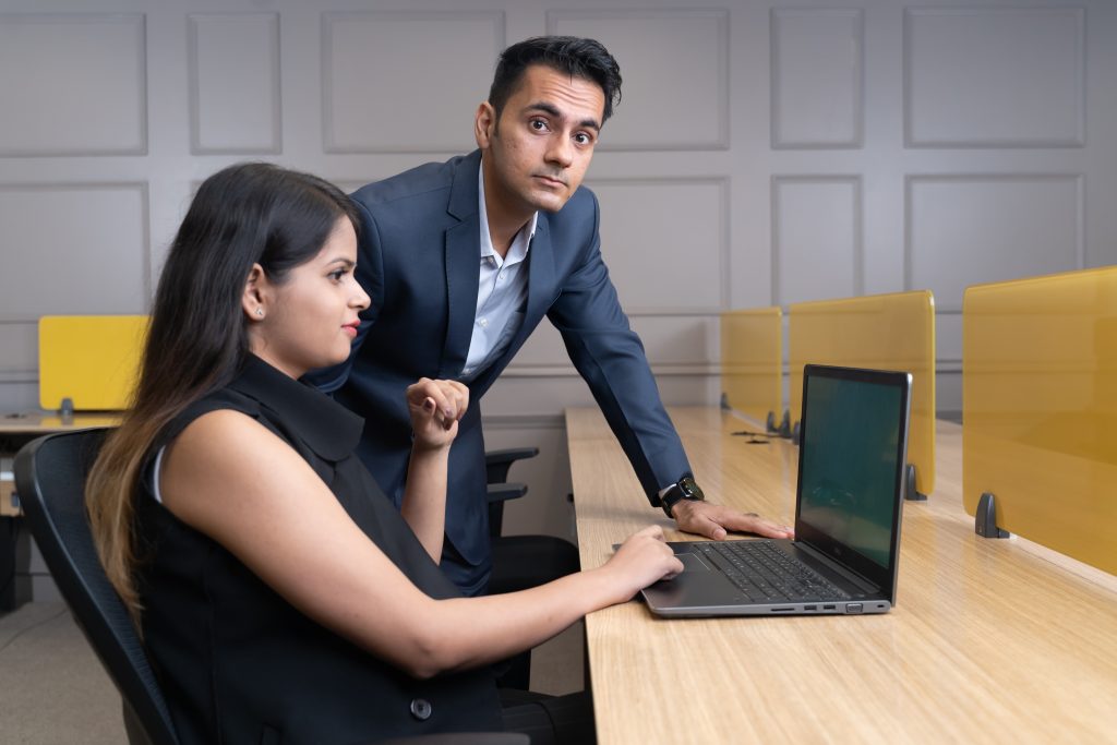 Confident boss looking towards camera - PixaHive