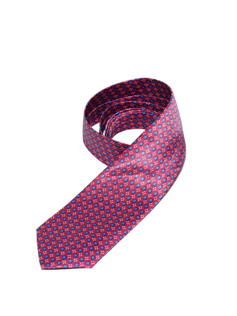 Dark Maroon Polyester Tie - PixaHive