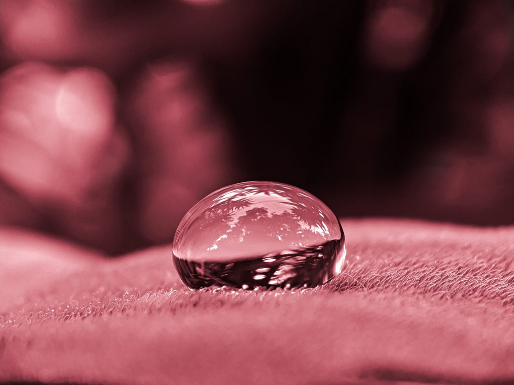 A water Pearl on fabric - PixaHive