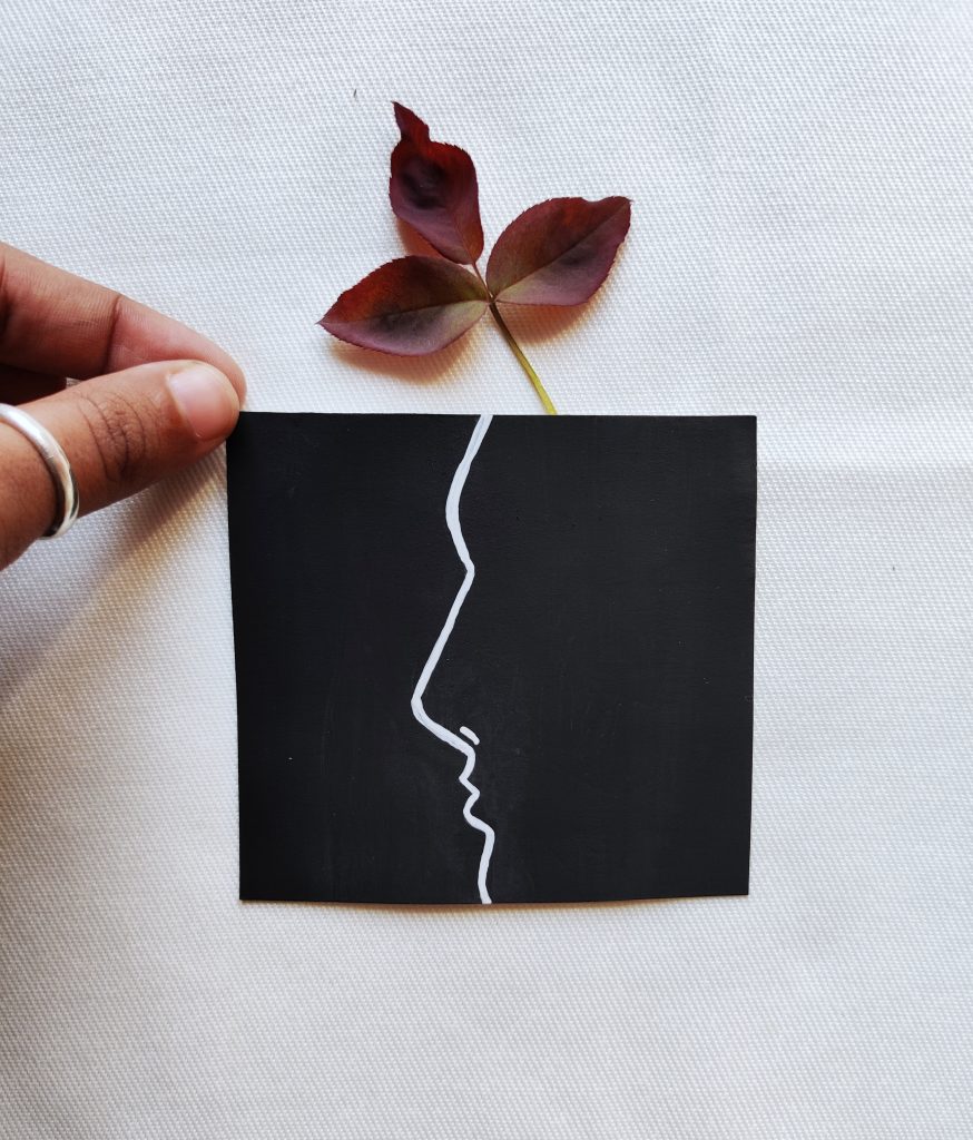 Face side shape made on a paper - PixaHive